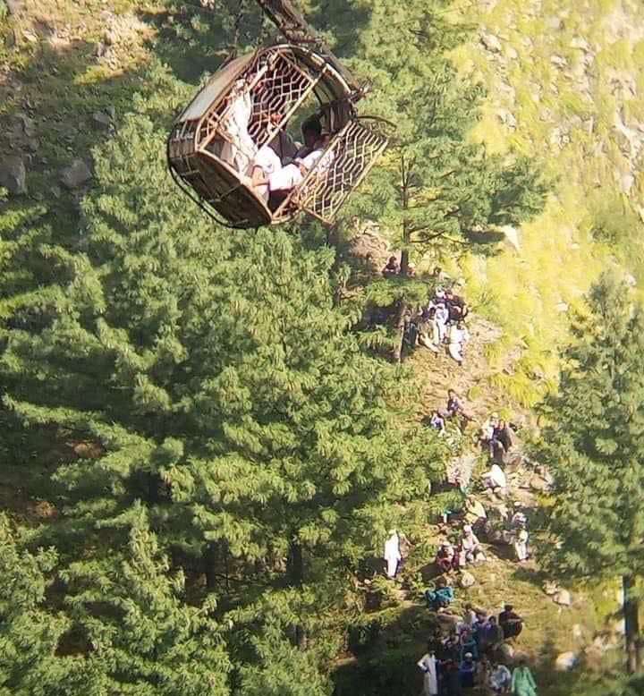 Pakistan Cable Car Accident Rescue Operation Video Update | Battagram ...