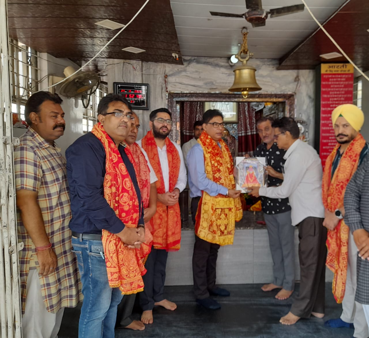 Corporation officials were honored by the members of the Sodhal Mela ...