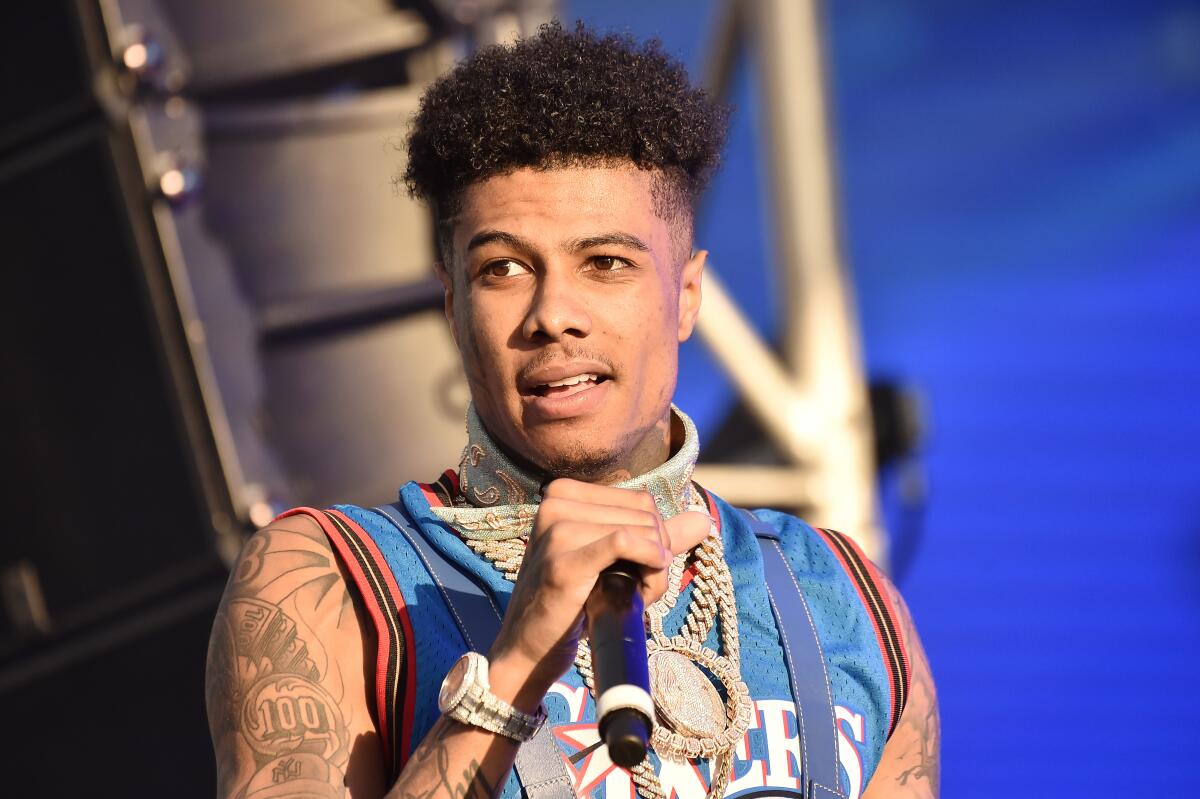 American Rapper Blueface Attacked; Boxing Gym Video Goes Viral