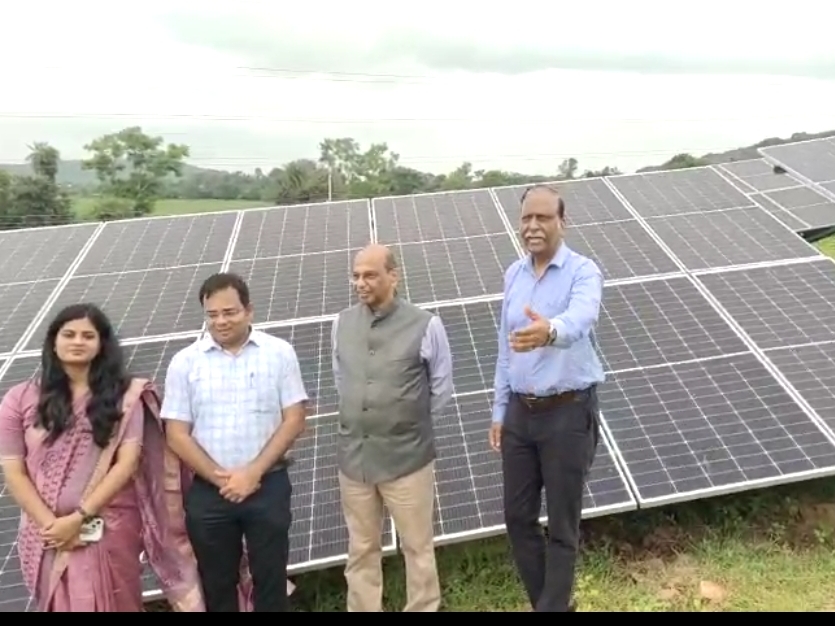 Sanchi Solar City project inspected | सांची सोलर सिटी परियोजना का ...