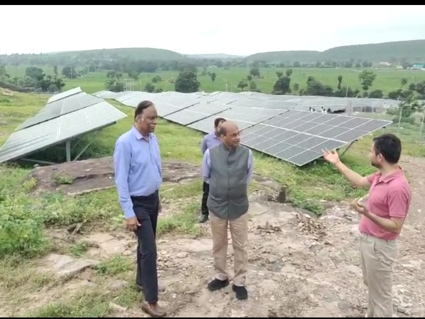 Sanchi Solar City project inspected | सांची सोलर सिटी परियोजना का ...