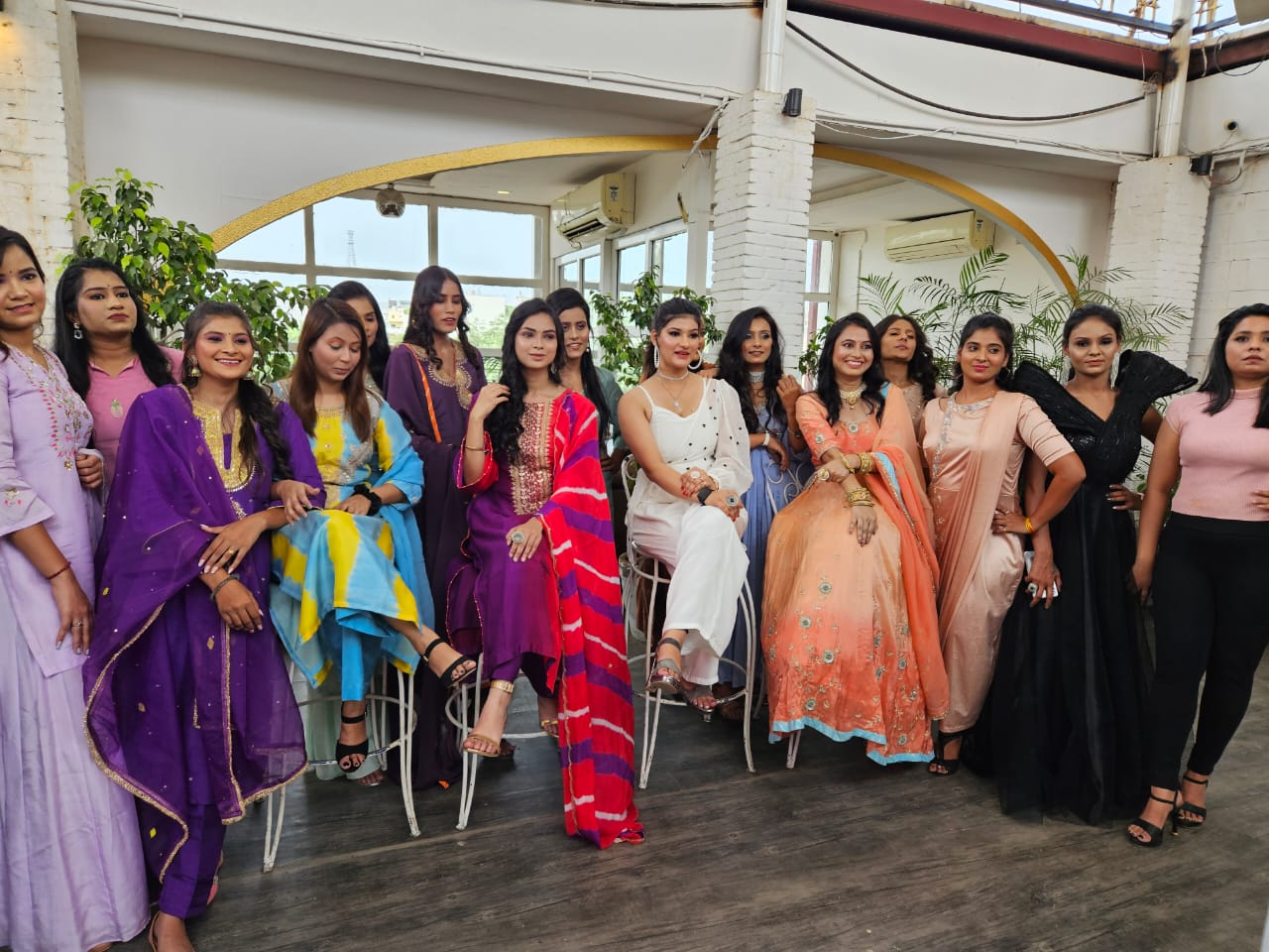 Glamorous finalist models seen at the look launch ceremony