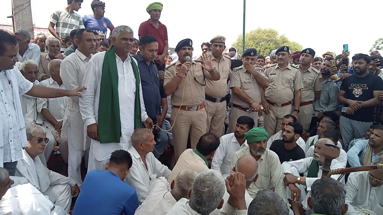 Angered by the police action, the villagers of Simla village started a ...