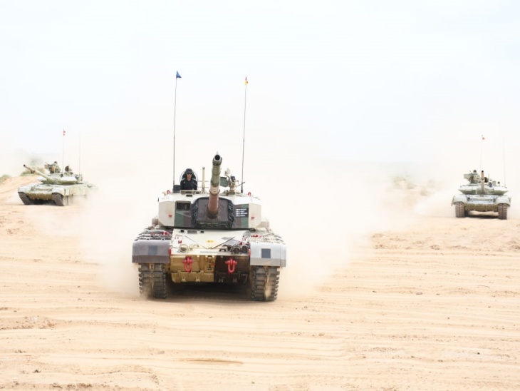 Jaisalmer Exercise Desert Strike; Helena Missile, Arjun Tank | Pokhran ...