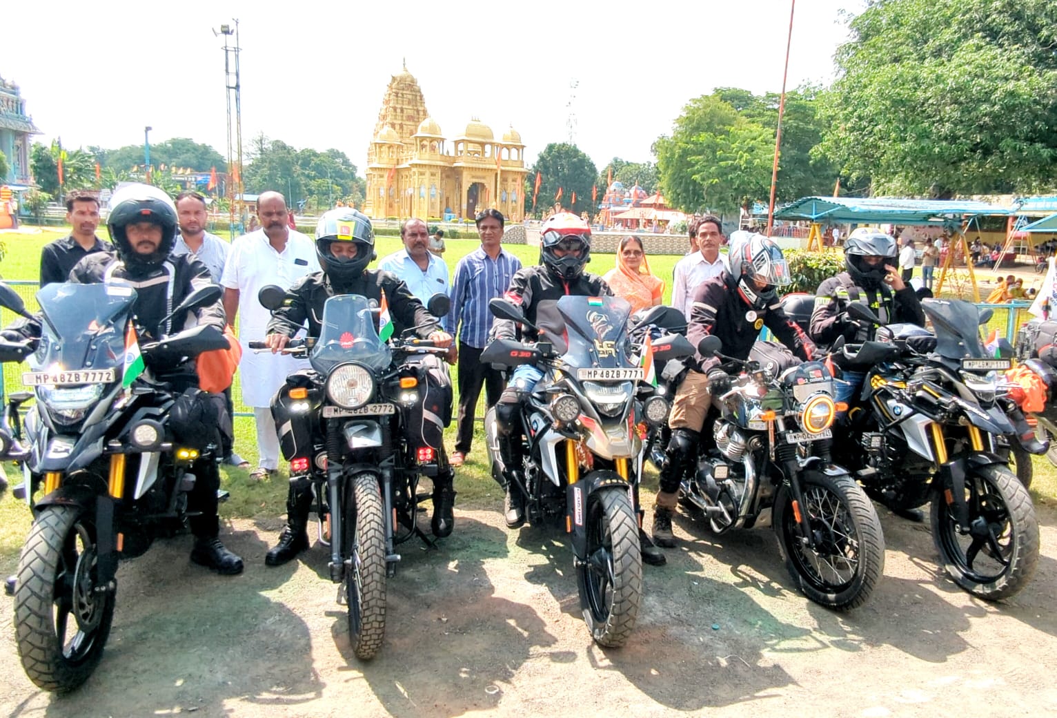 Highway riders group left for Somnath and Nageshwar Jyotirling by bike ...