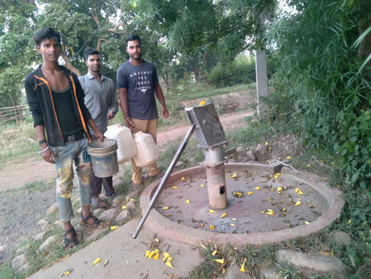 Due to falling water level, hand pumps in rural areas are closed ...