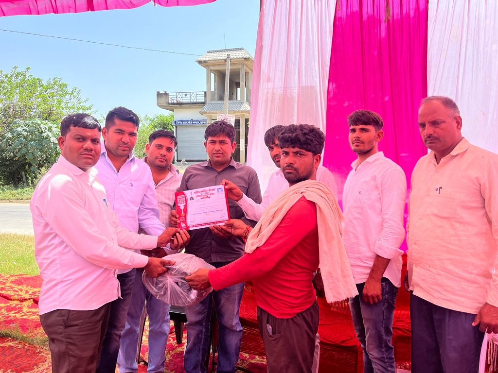 Sixth death anniversary of martyr Ram Singh Jat celebrated in Bansur | बानसूर में शहीद रामसिंह ...