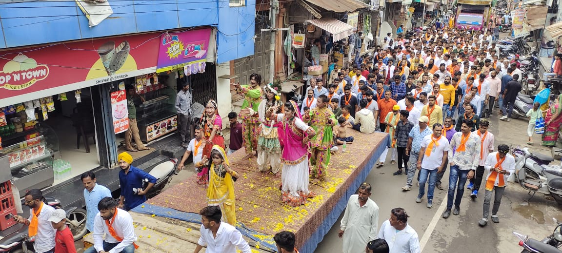 Yadav community took out procession of Lord Krishna, reached Gopal ...