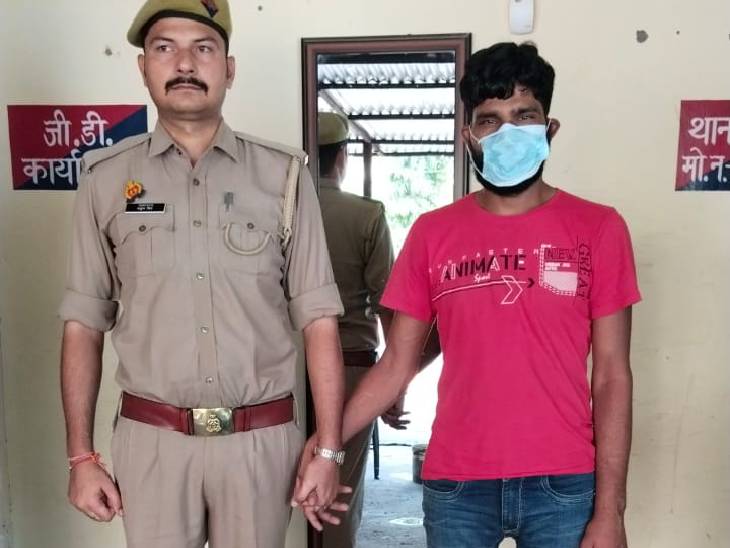 50 thousand reward arrested after the encounter Looting was done by taking hostage in Ghaziabad ...