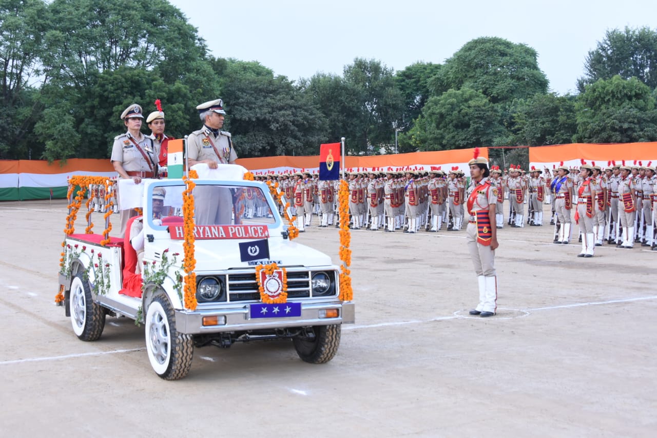 Haryana Durga Shakti First Batch Passing Out Parade Haryana DGP ...