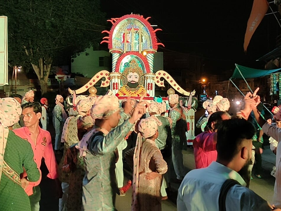 Mandsaur-Valmiki Samaj celebrated Goga Dev Jayanti: Walking ceremony of ...
