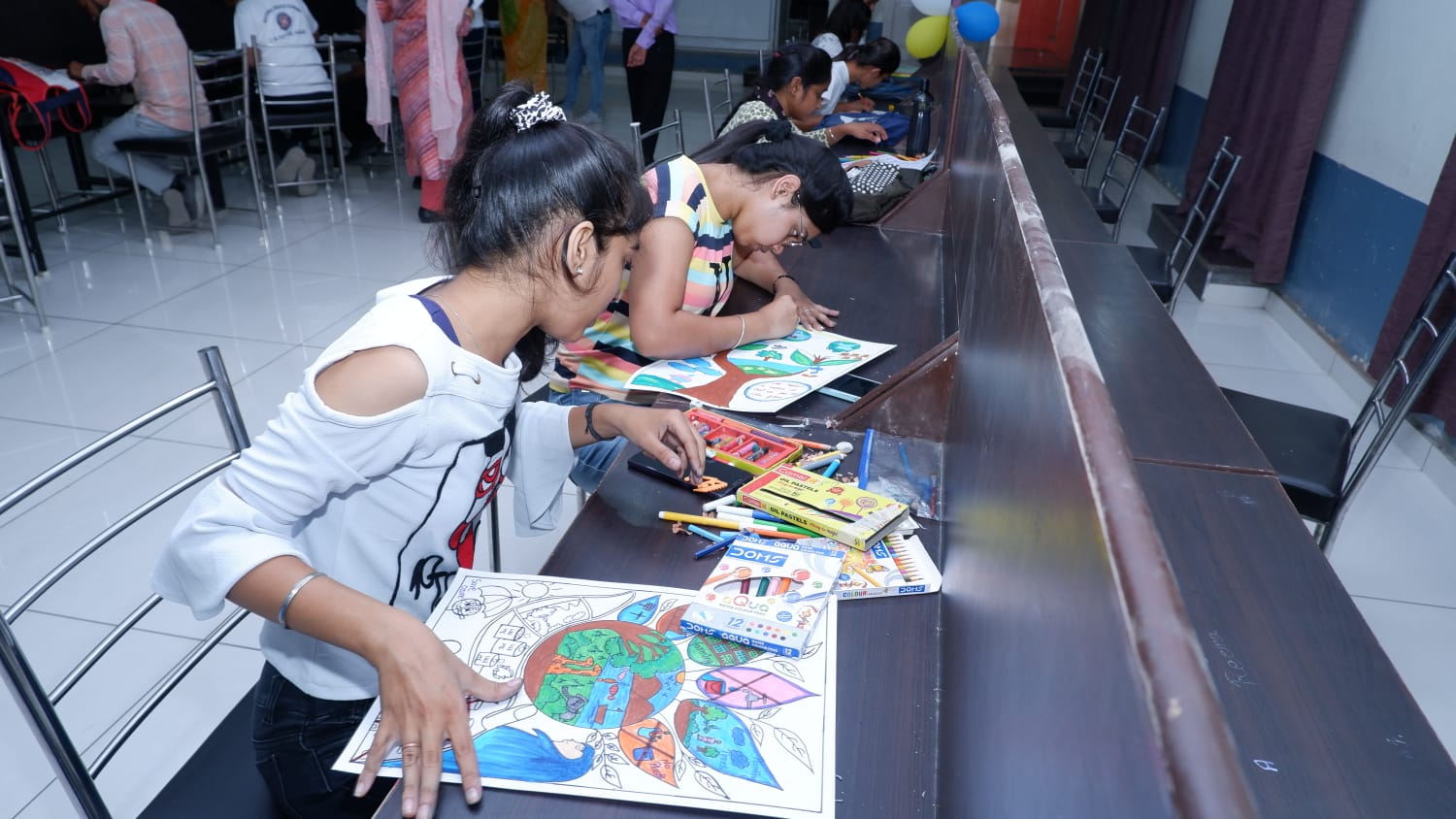 Poster Making Competition at DN College