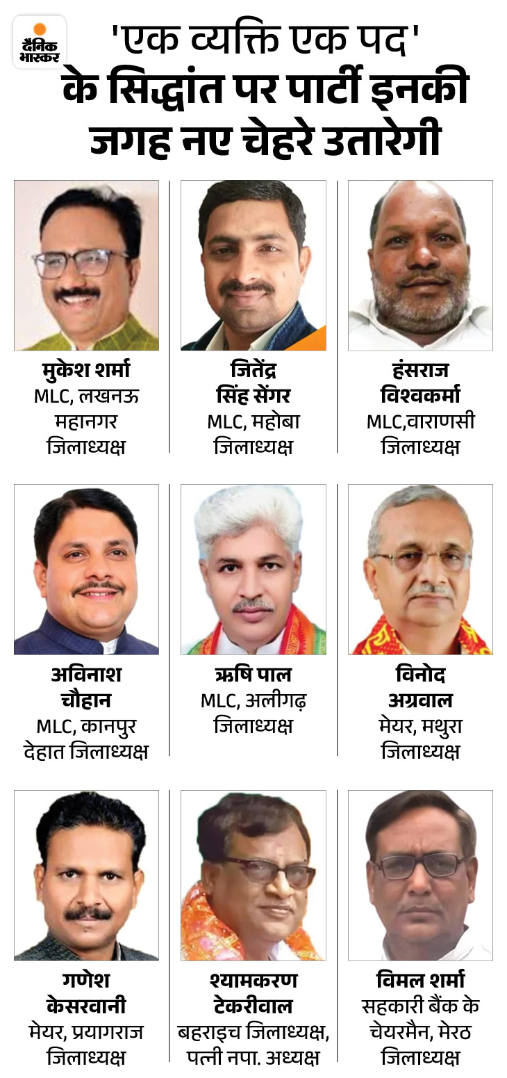The list of new district presidents of BJP may come today