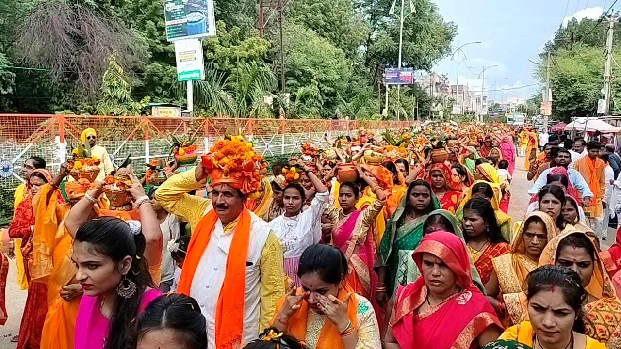 3.5 km long Kalash Yatra with tableaux of Lord Shri Ram, Shiva and ...
