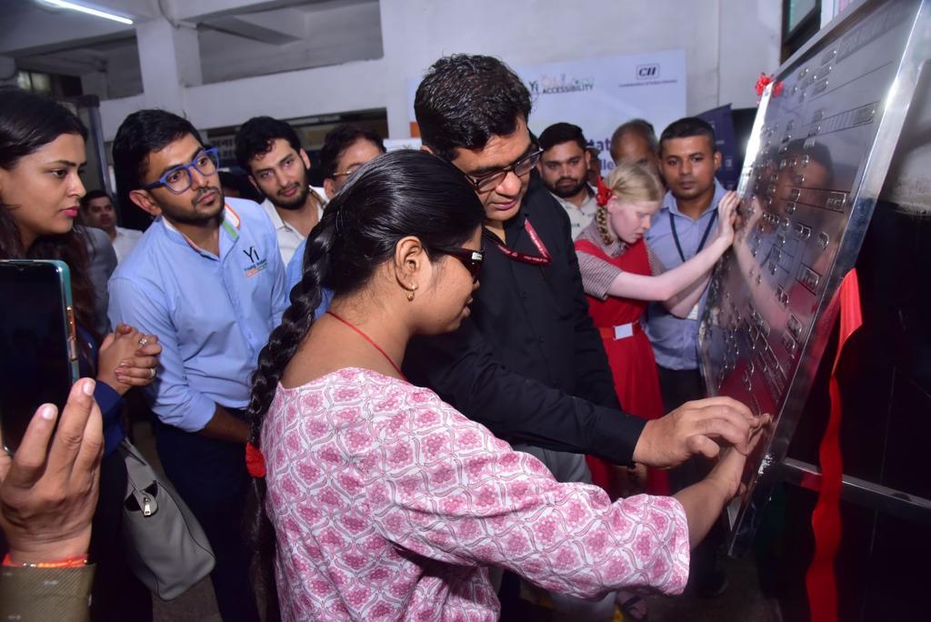 Young Indians organization launches Braille map of Raipur railway ...