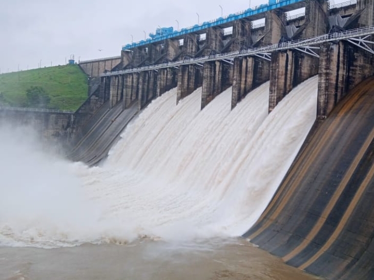 Water reduced by half feet in Tawa Dam | तवा बांध में आधा फीट पानी घटा ...