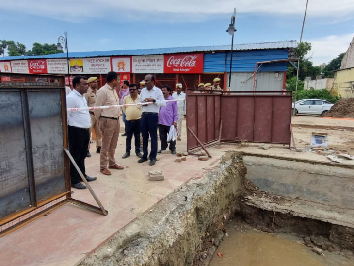 Commissioner-DM inspected Rampath and Bhaktipath.Ayodhya. Ramjanmboomi ...