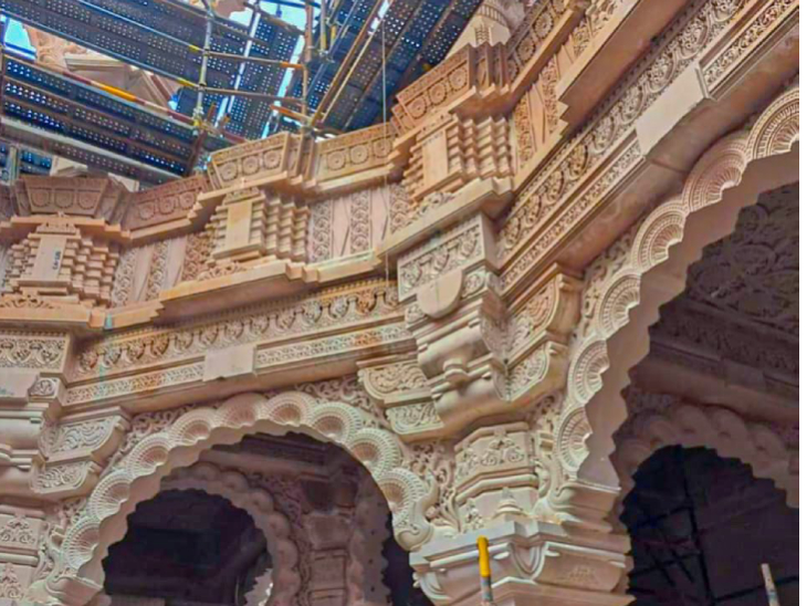 Ayodhya: Pictures of pillars and curves of Ram temple revealedAyodhya ...