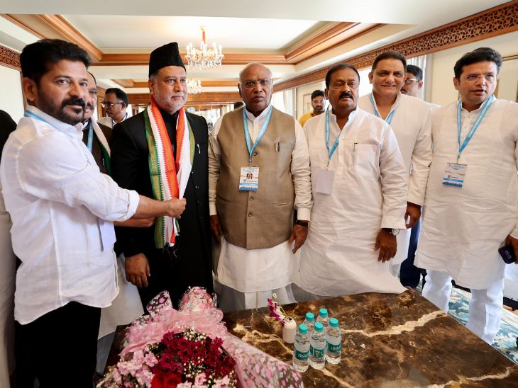 Congress CWC Meeting Hyderabad Update; Rahul Gandhi Mallikarjun Kharge ...