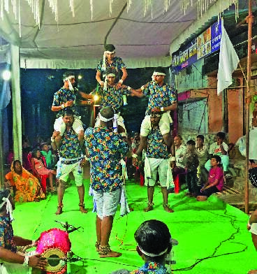 Program... People of Satnami community performed panthi dance in ...