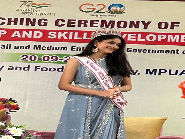 Femina Miss India Nandita Gupta at Lakecity | फेमिना मिस इंडिया नंदिता ...