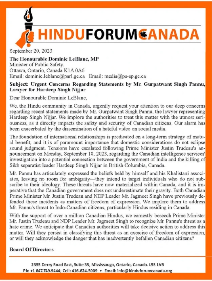 Pannu threatened Hindus living in Canada to go back to India | પન્નુએ ...