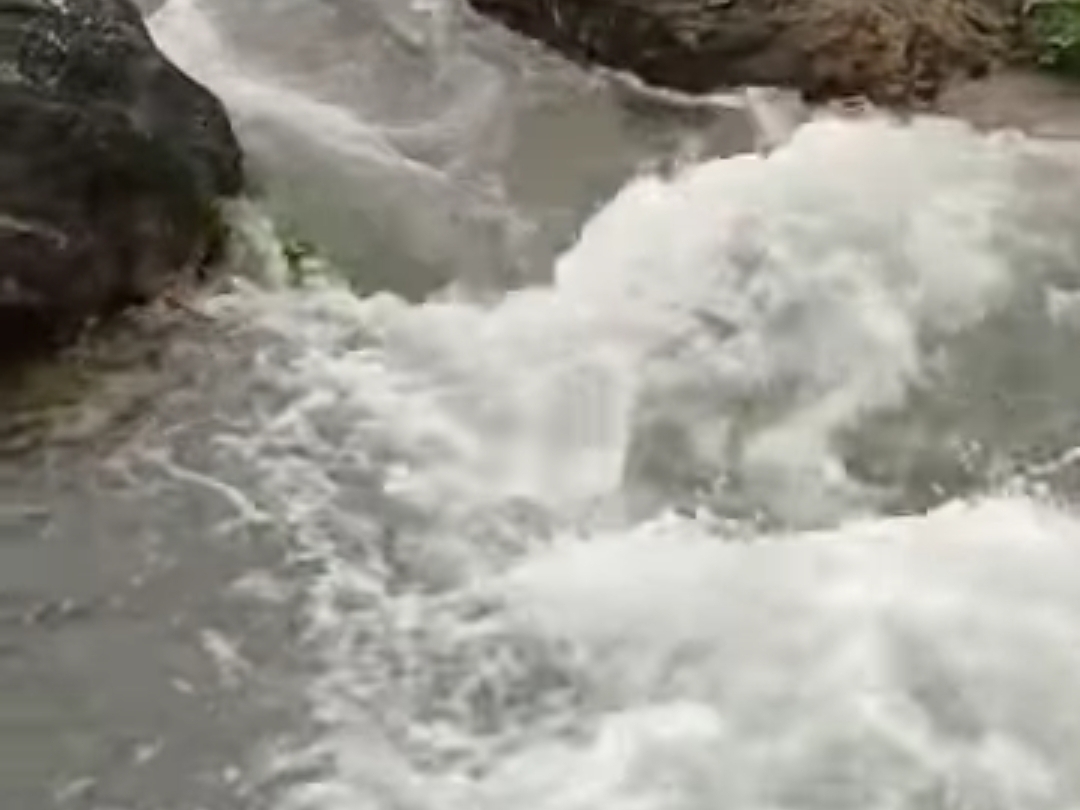 Dam's waste ware becomes operational, water is released from this dam ...