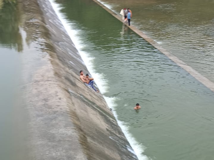 Dam's waste ware becomes operational, water is released from this dam ...