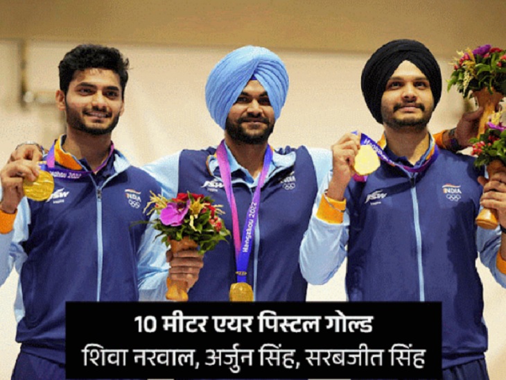 asian games 2023 china 10 meter shooting Arjun Cheema's family ...