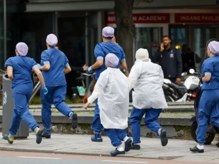 Firing at 2 places in the city of Rotterdam, Netherlands | નેધરલેન્ડના ...