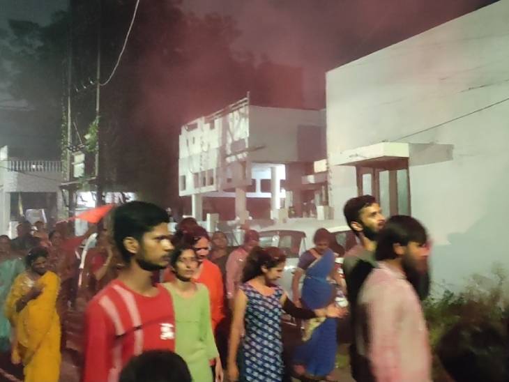 Ganesh immersed in Usha Nagar Extension of Indore