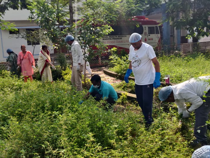 Cleanliness campaign conducted in health institutions of the district ...