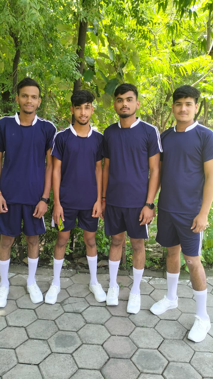 Four players selected for state level Lagori Satoliya | राज्य स्तरीय ...