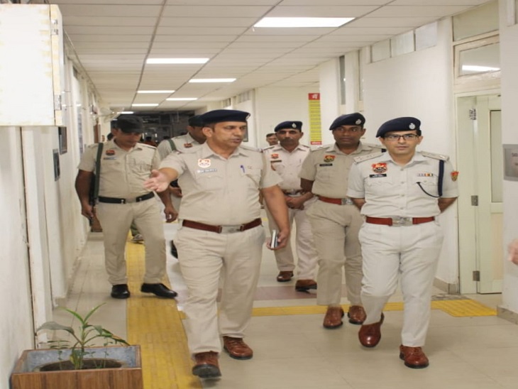 Hisar SP Mohit handa Inspection Cyber Cell Branch | हिसार SP अचानक ...