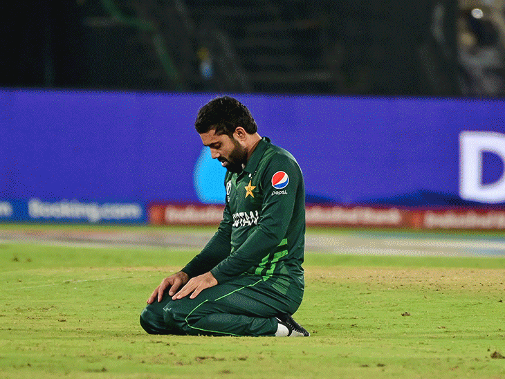 PAK vs NED ODI World Cup Match Moments 2023 Mohammad Rizwan Namaz Rauf Meekeran Fight | रिजवान ...