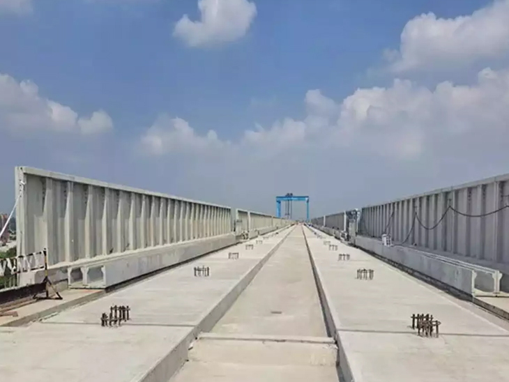 Surat gets first steel bridge for Mumbai to Ahmedabad bullet train ...