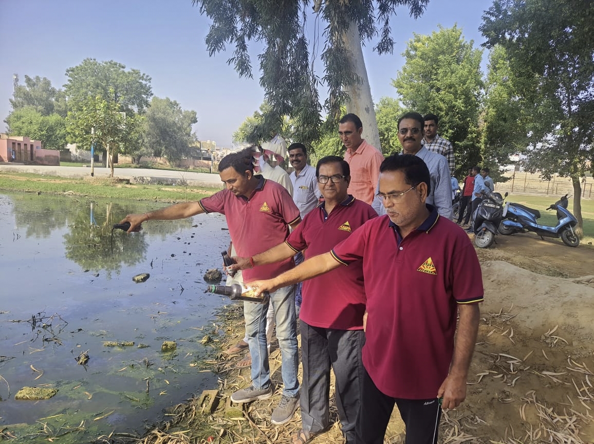 Apex Club came forward after the death of a woman to spray anti-larva ...