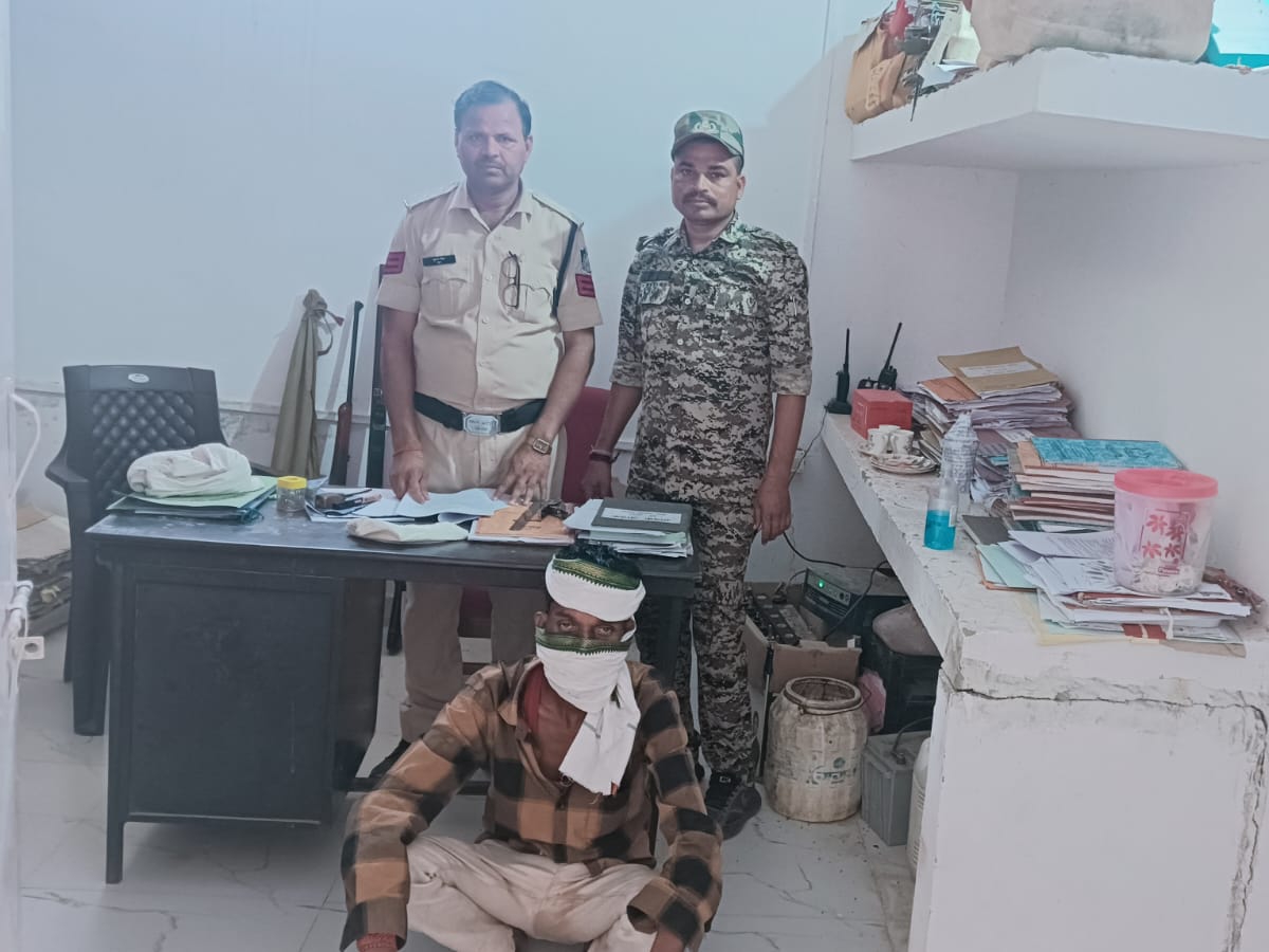 Samarsa outpost police action of Manpur police station | मानपुर थाने की ...