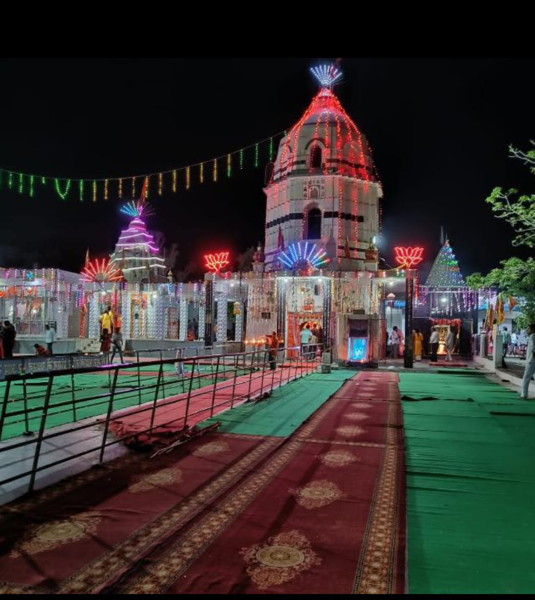 Navratri festival at Siddha Peeth Maa Bhura Bhavani temple Sisoth Dham ...