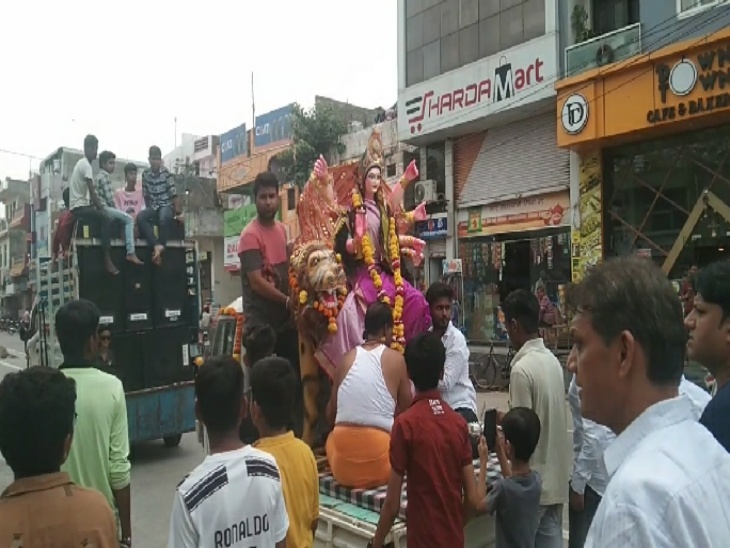 Shardiya Navratri festival begins, Ghat installation is done in every ...