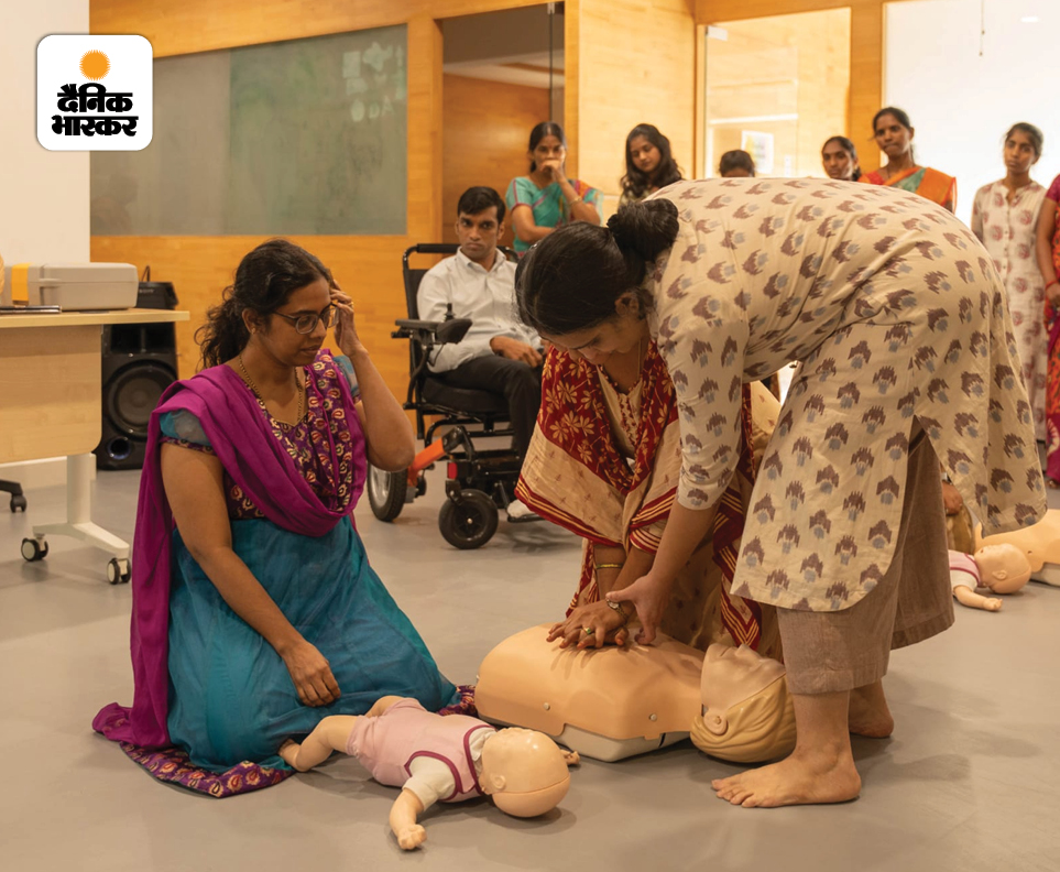 Dr Shiva Ranjani Santosh teaches breast feeding, First Aid and CPR ...