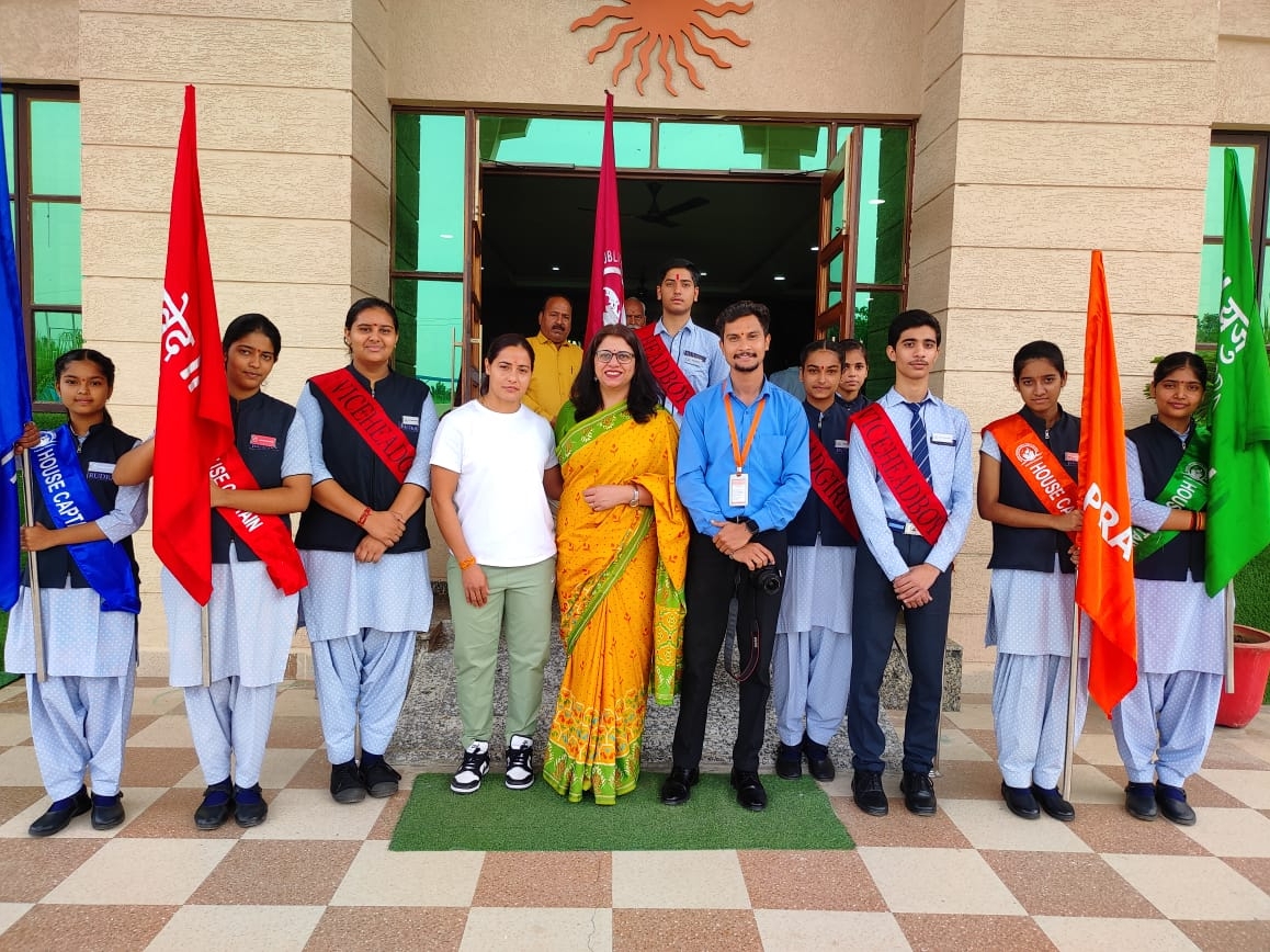 Asian Gold Medalist Anu-Rani welcomed at Rudra International School ...