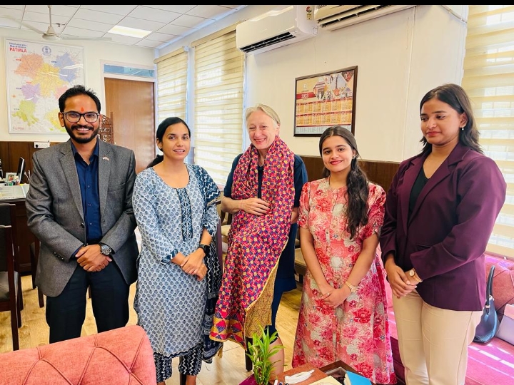 UK Deputy High Commissioner met Patiala DC Sakshi Sahni | पटियाला DC ...