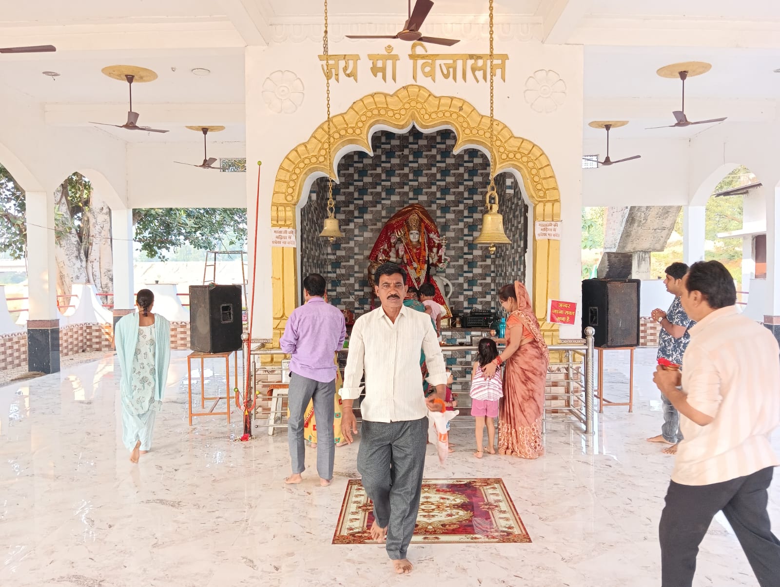 Saptadeep Aarti is happening every morning and evening in Vijasan ...