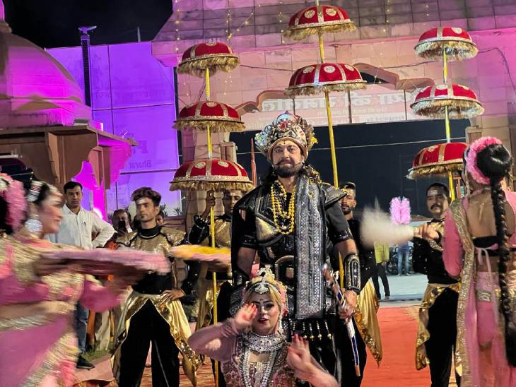 26 crore people saw Ramlila of Ayodhya.Ayodhya. Ramkatha Park. Ayodhya KI Ramleela. Girija ...