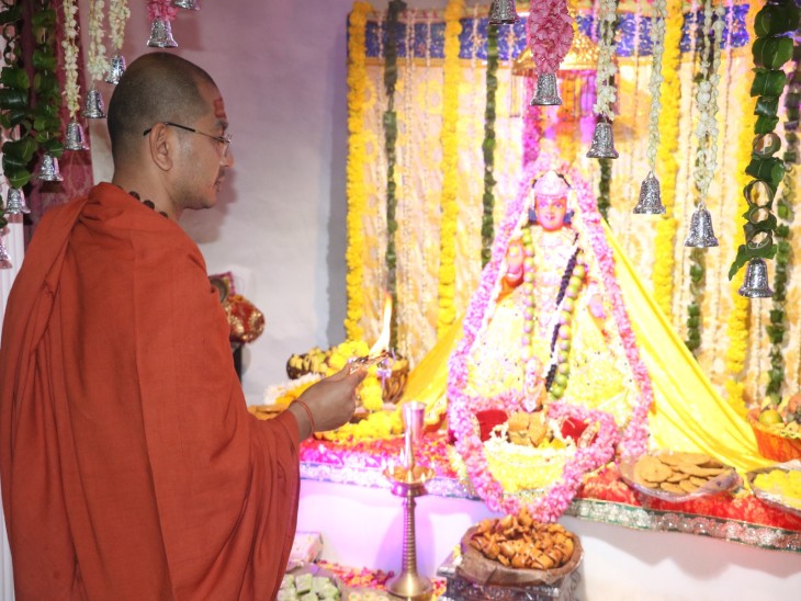 Maa Sarvamangala is worshiped during Navratri