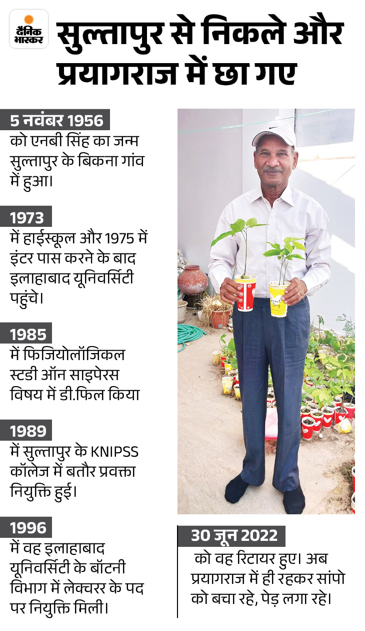 Story of Professor NB Singh of Allahabad University who saved snakes ...
