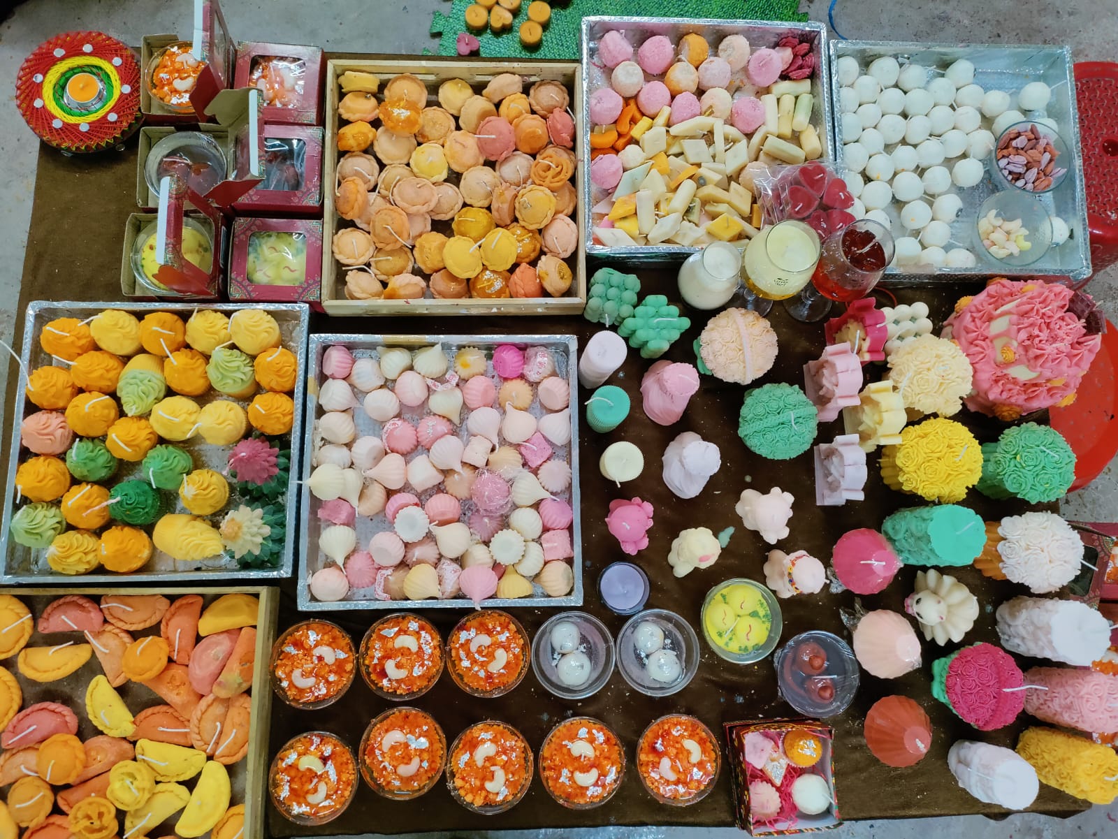 You will get confused after seeing sweets.. whether to eat or burn ...