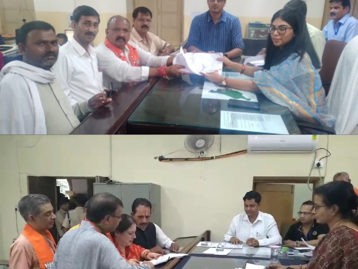 Rajasthan kota Prahlad Gunjal and Kalpana Devi filed nomination from ...