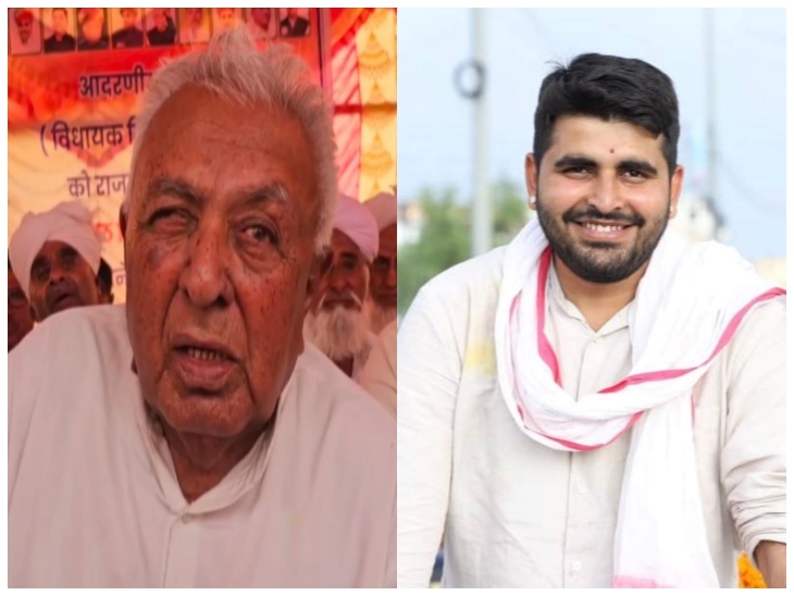 Elder Amin from Shiv, young Ravindra Singh in the field | शिव सीट पर ...